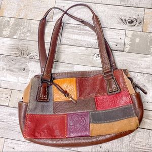 Fossil | Bags | Fossil Leather Bag | Poshmark